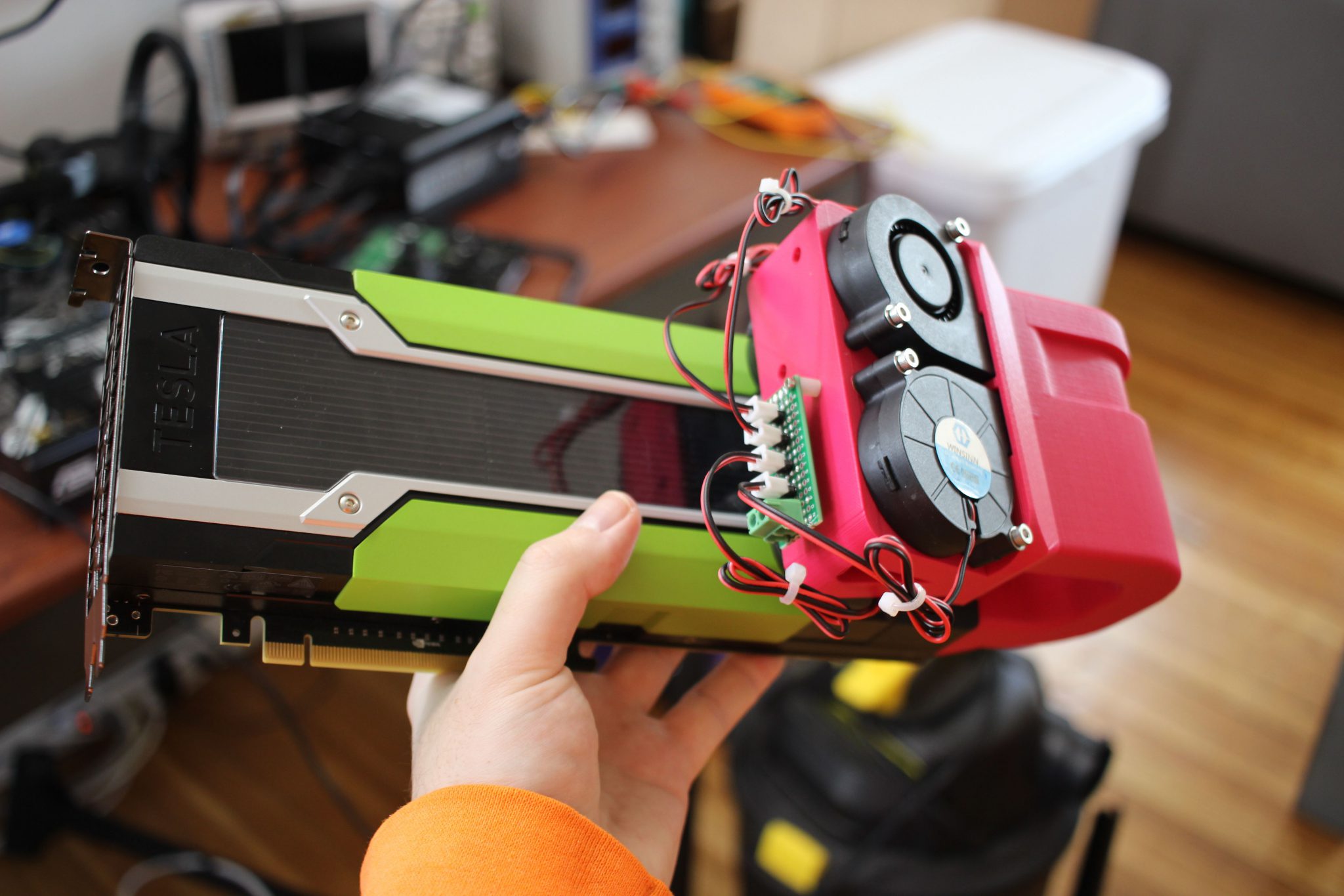 High performance GPU cooler for the NVIDIA Tesla K80 - esologic